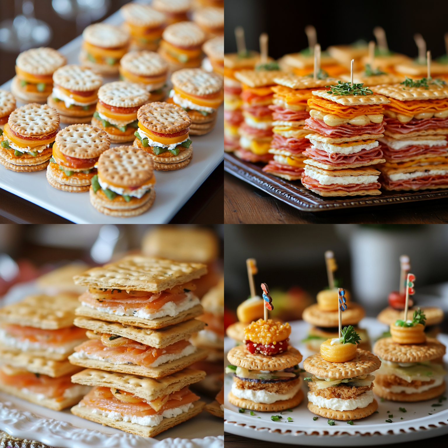 Ritz Cracker Party Sandwiches: Easy and Delicious Snacks