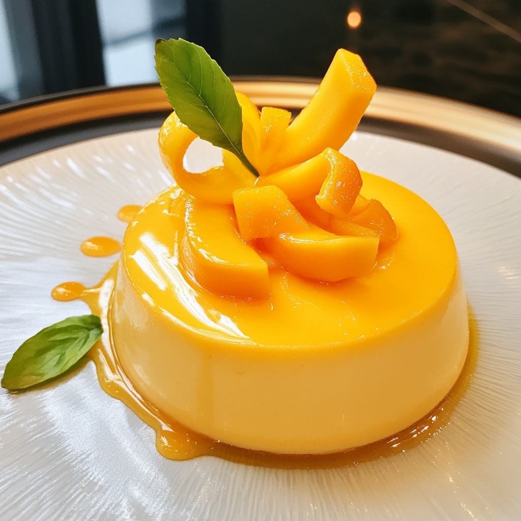 Golden Fluffy Mango Mousse Recipe - Easy & Creamy Dessert