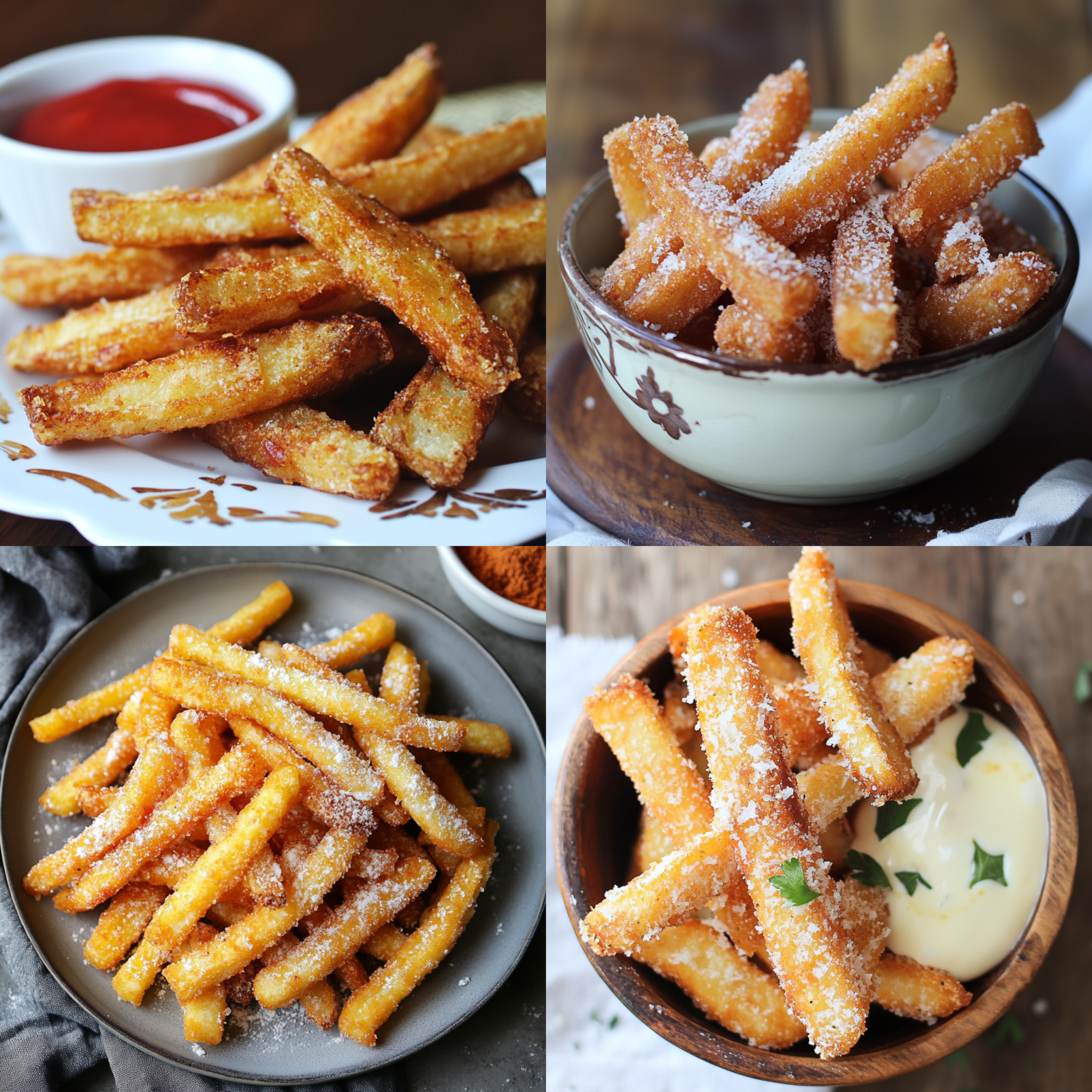 Crispy Cornstarch-Coated French Fries Recipe: Perfect Crunch