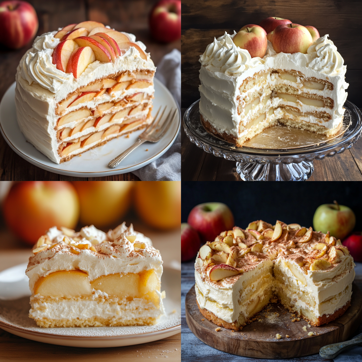 Apple Cream Cake Recipe : Moist and Flavorful